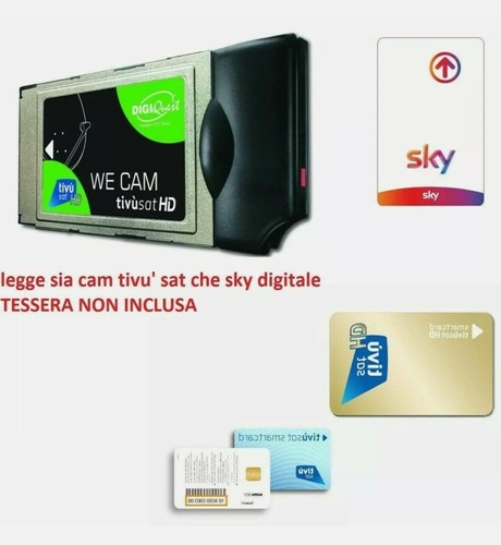 CAM HD GOLD TIVUSAT MODULO DIGITALE SENZA TESSERA ULTIMA GENERAZIONE | eBay