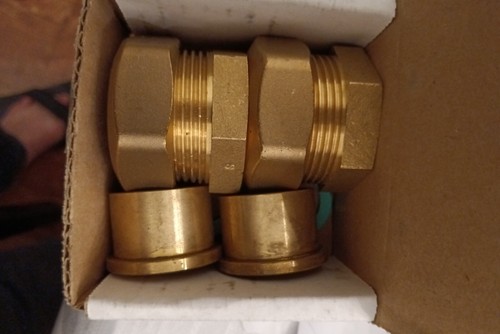 CALEFFI Na 15569 1 " Sweat Union Kit pour Solaire Pompe Station Fixation Lot / 2 | eBay