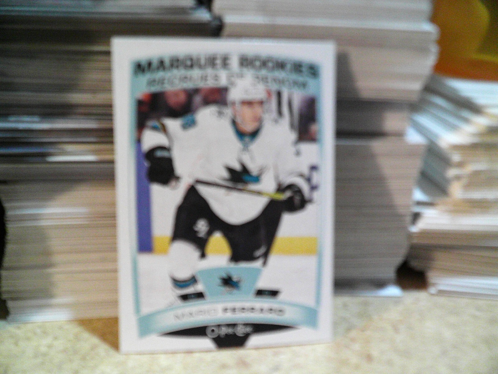 2019-20 O-PEE-CHEE MARQUEE ROOKIES #638- MARIO FERRARO- SHARKS- MINT | eBay