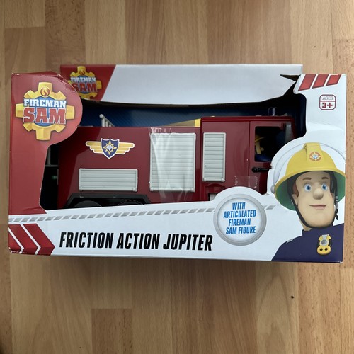 Fireman Sam Friction Action Jupiter Vehicle Fire Engine | eBay