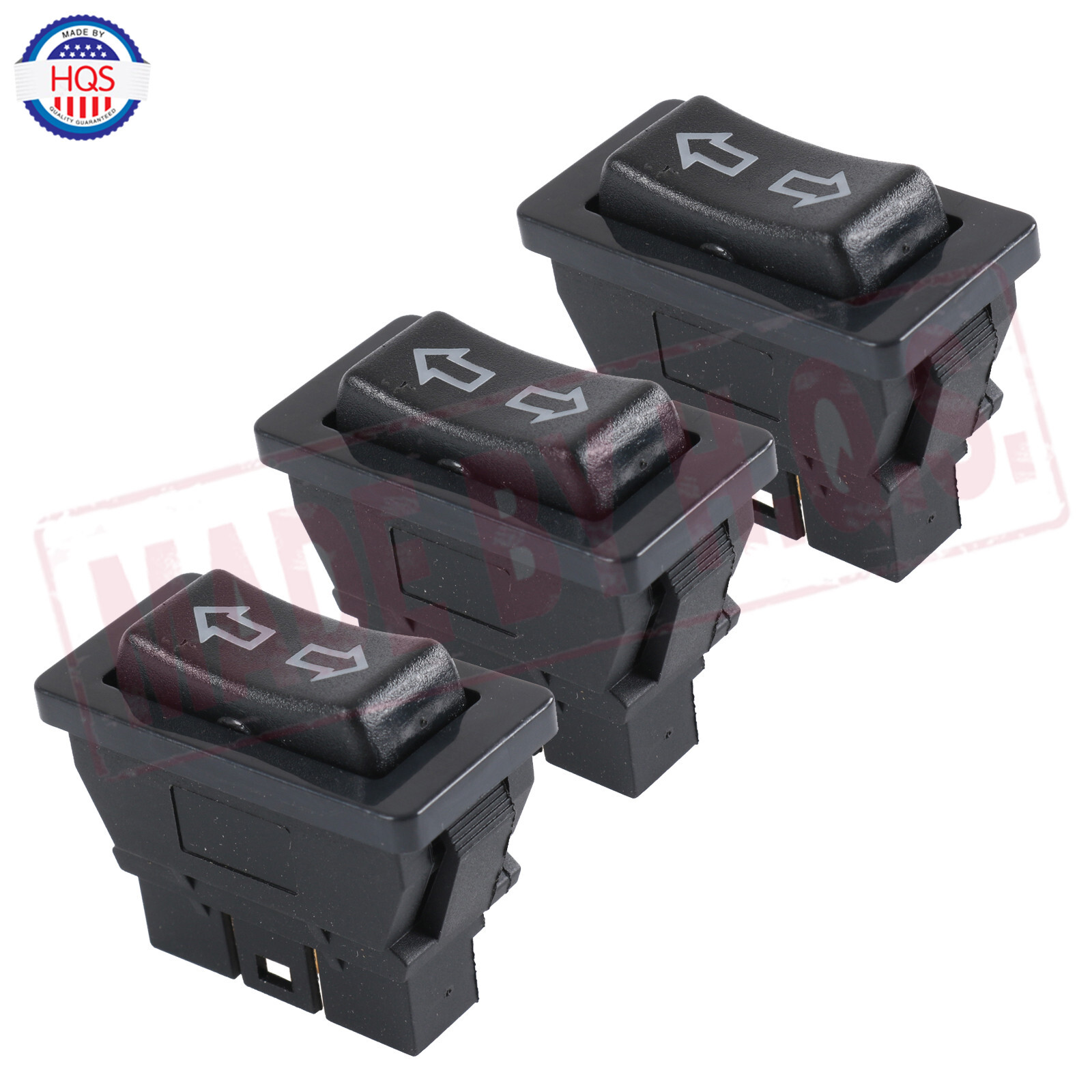 3x 5-pin 12V ON/OFF SPST Momentary Power Window Rocker Switch ...