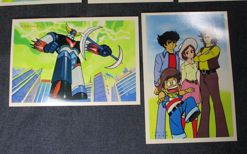 Goldorak UFO Robot Goldrake Grendizer Cards 1970's Vintage Shogun ...