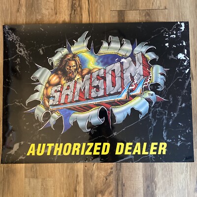 Vintage Poster Samson Manufacturing Motorcycle Exhaust 18x24.75 | eBay