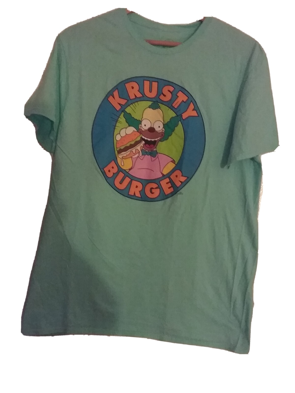 THE SIMPSONS KRUSTY THE CLOWN Krusty Burger T-Shirt S… - Gem