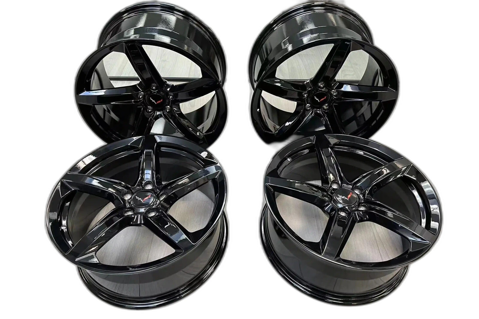 20X11 +48 Gloss Black Wheels Fits Chevrolet 5x120 Rims 20" Set 4 | eBay
