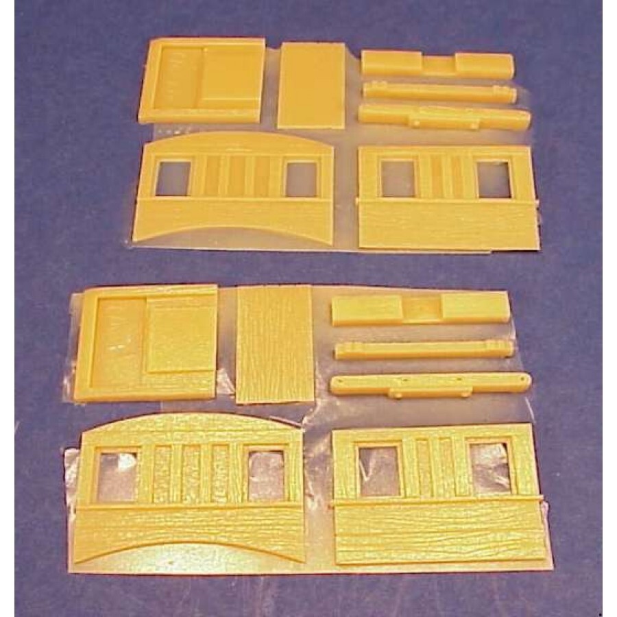 On3/On30 CABOOSE CONVERSION KIT FOR BACHMANN TROLLEY BODY WISEMAN MODEL ...
