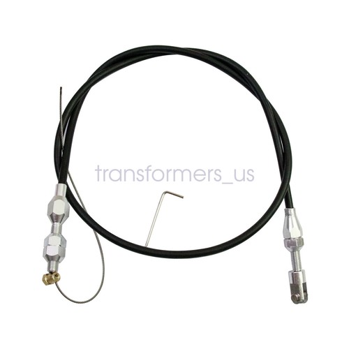 For LS1 Chevy 36" Stainless Steel Black Throttle Cable 4.8 5.3 5.7 6.0 ...