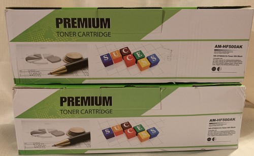 (2) Premium Toner Cartridge AM-HF500AK True Image Compatible | eBay