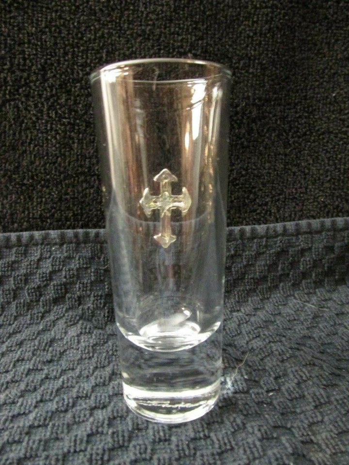 Cruz Tequila Shot Glass Bar Pub Cross Crucifix Jalisco Mexico Del Sol ...