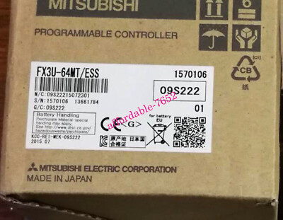 NEW MITSUBISHI FX3U-64MT/ESS VARIABLE FREQUENCY DRIVE BASE UNIT PLC ...