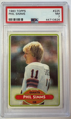1980 TOPPS #225 PHIL SIMMS RC GIANTS PSA 7 | eBay
