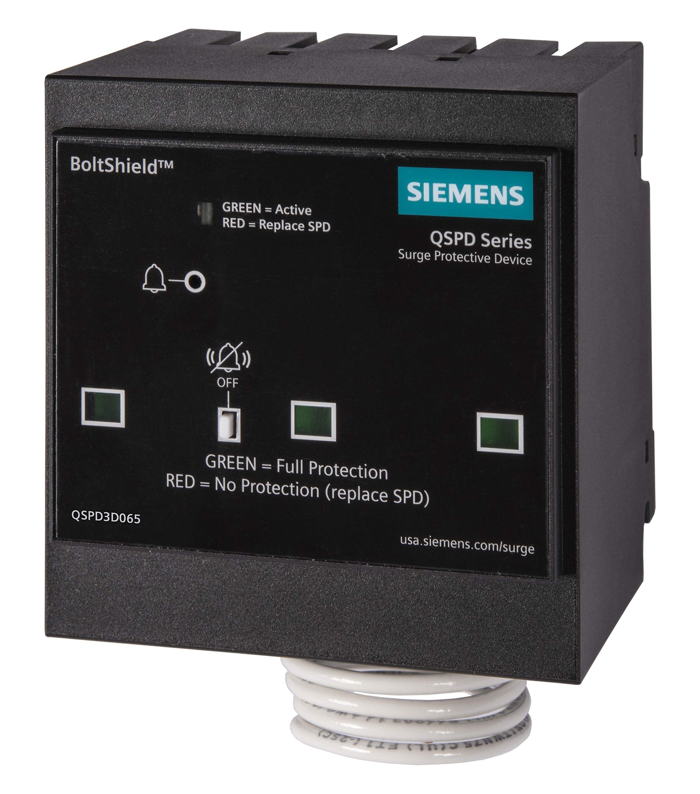 SIEMENS BOLTSHIELD Plug-in Surge Protection Device 3-Pole 65kA 240V, 3Ø ...