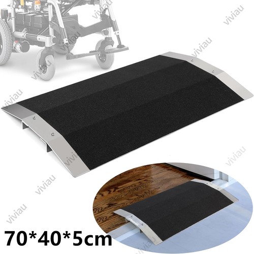 Wheelchair Ramp 300KG Bridge Threshold Door Ramp with Supporting Frame ...
