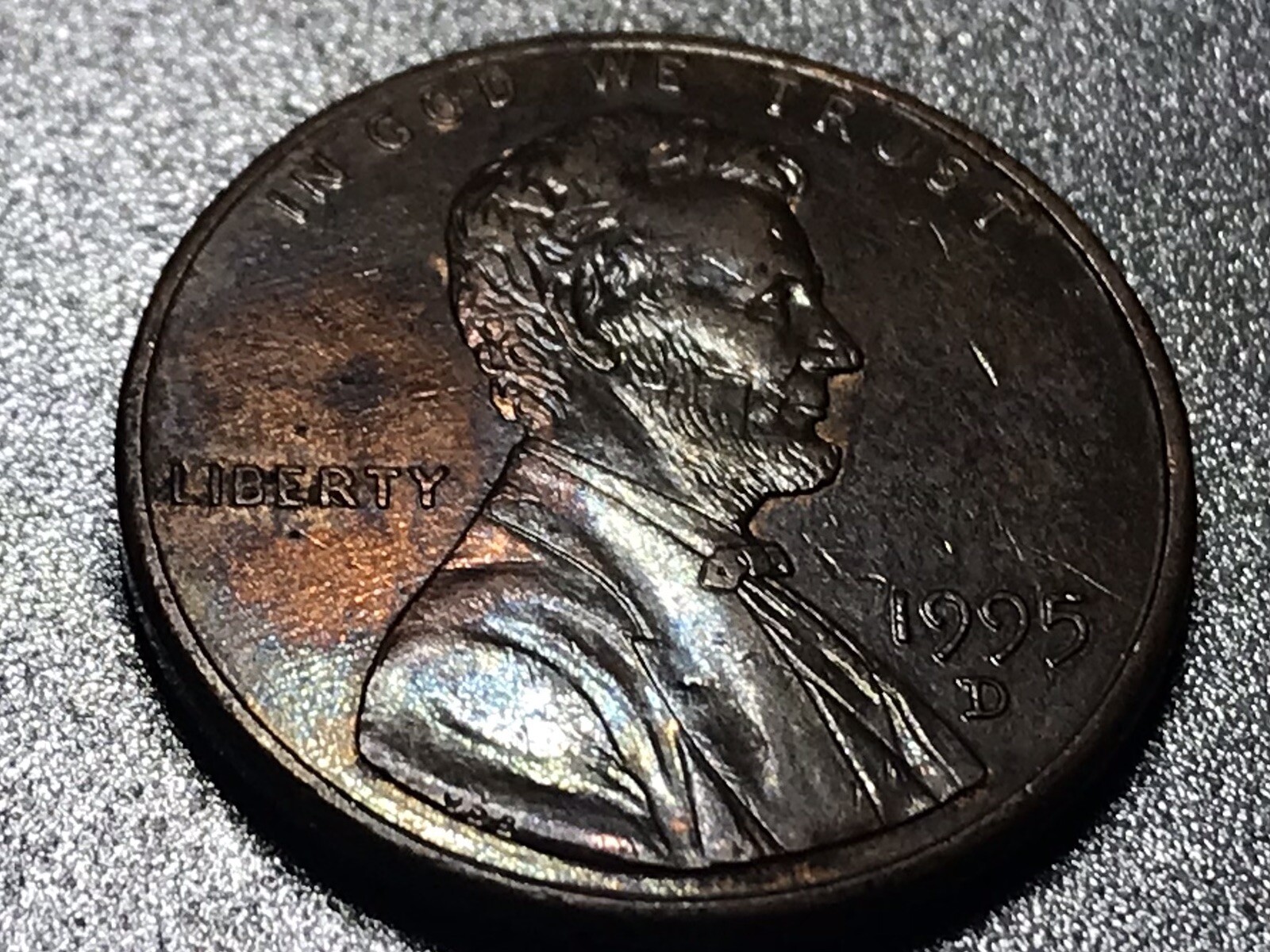 1995 D Super Rare Of Of A Kind One Cent Penny Error Coin | eBay