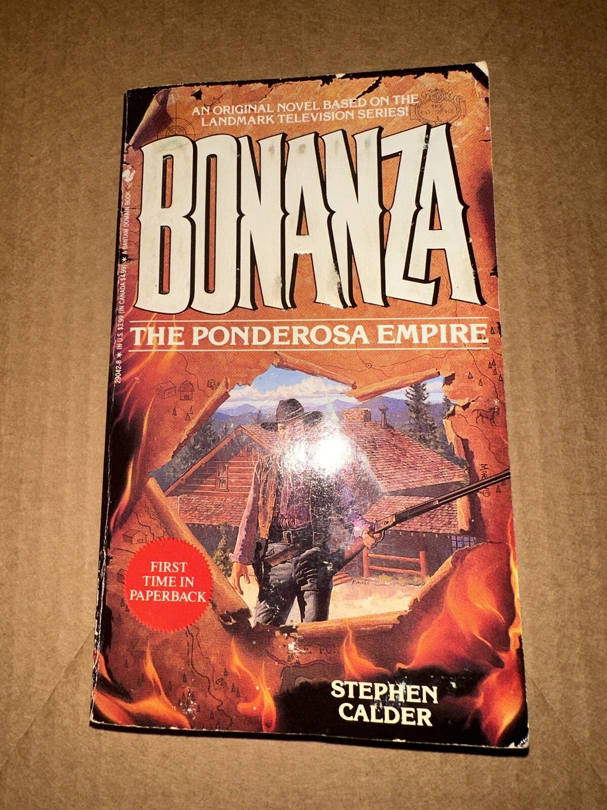 Bonanza The Ponderosa Empire Stephen Calder 1992 Bantam Western ...