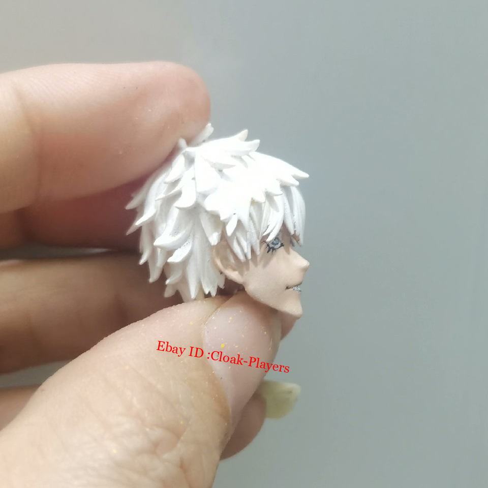 Painted 1/12 Satoru Gojo Man Head Sculpt Soldier Head For 6" Figure ...