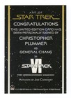 2019 Star Trek Inflexions Autograph Christopher Plummer as General ...