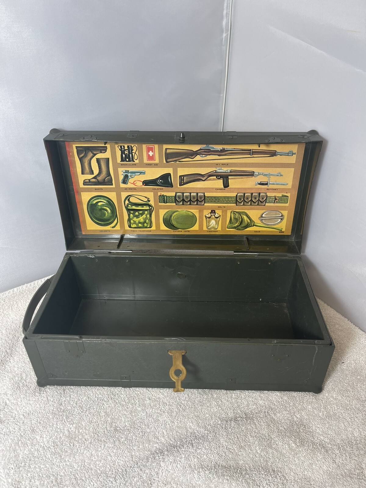 Vintage GI Joe Doll and Case/Foot Locker | eBay