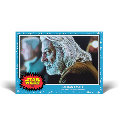 Topps NOW STAR WARS Living Set Card #305 THE FORCE AWAKENS CALUAN EMATT ...
