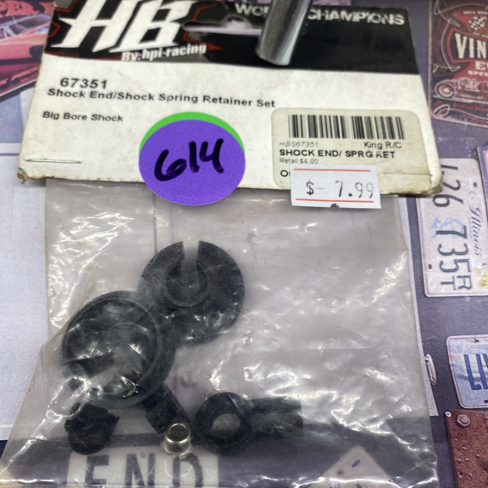Hpi Racing 67531 Shock End/Shock Spring Retainer Set NewInPack USA ...
