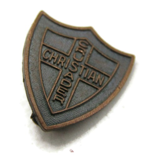 Christian Crusader Shield Pin Vintage | eBay