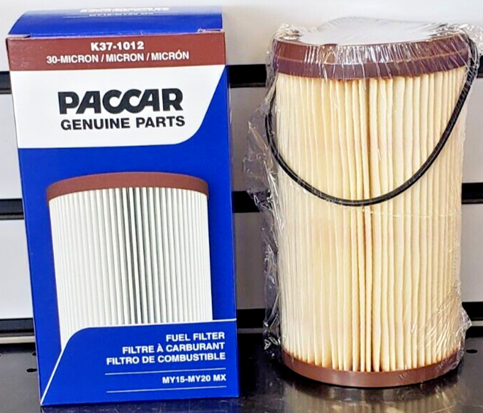 ~ BRAND NEW GENUINE PACCAR FUEL FILTER ELEMENT ~ 30 MICRONS ~ K37-1012 ...