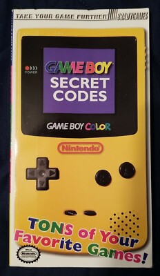 Game Boy Color Secret Codes Hundreds Of Cheats! Code Book | eBay