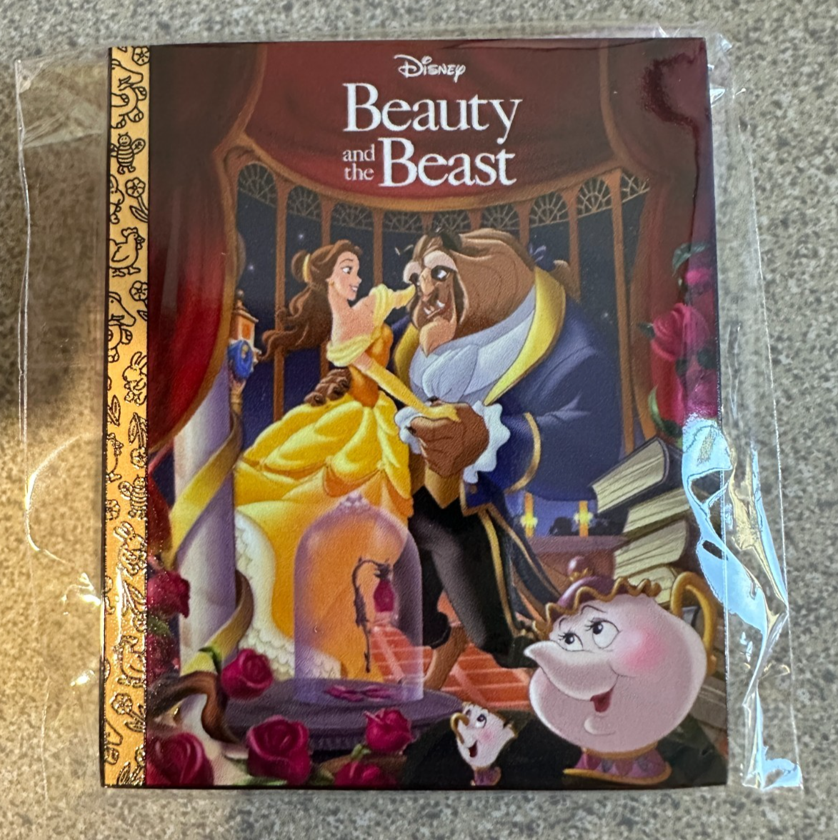 PIN BEAUTY & THE BEAST BELLE CHIP MISS POTTS 3" JUMBO FANTASY LITTLE ...