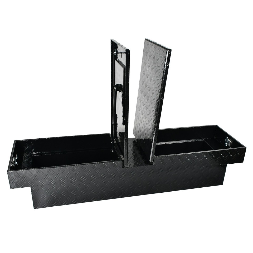 72-Inch Heavy Duty Aluminum Gull Wing Crossover Truck Trailer Tool Box ...