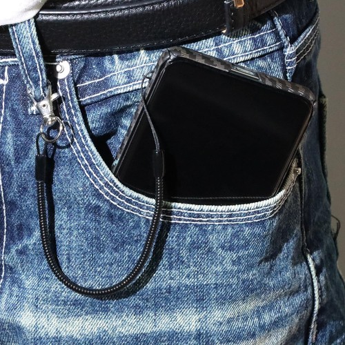 Mini Skater Plastic Elastic Lanyards for Cell-phone Spiral 9.44 Inch ...