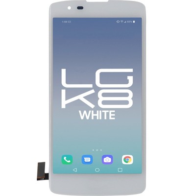 For LG K8 (2016) / Escape 3 / Phoenix 2 LCD with Touch White ...