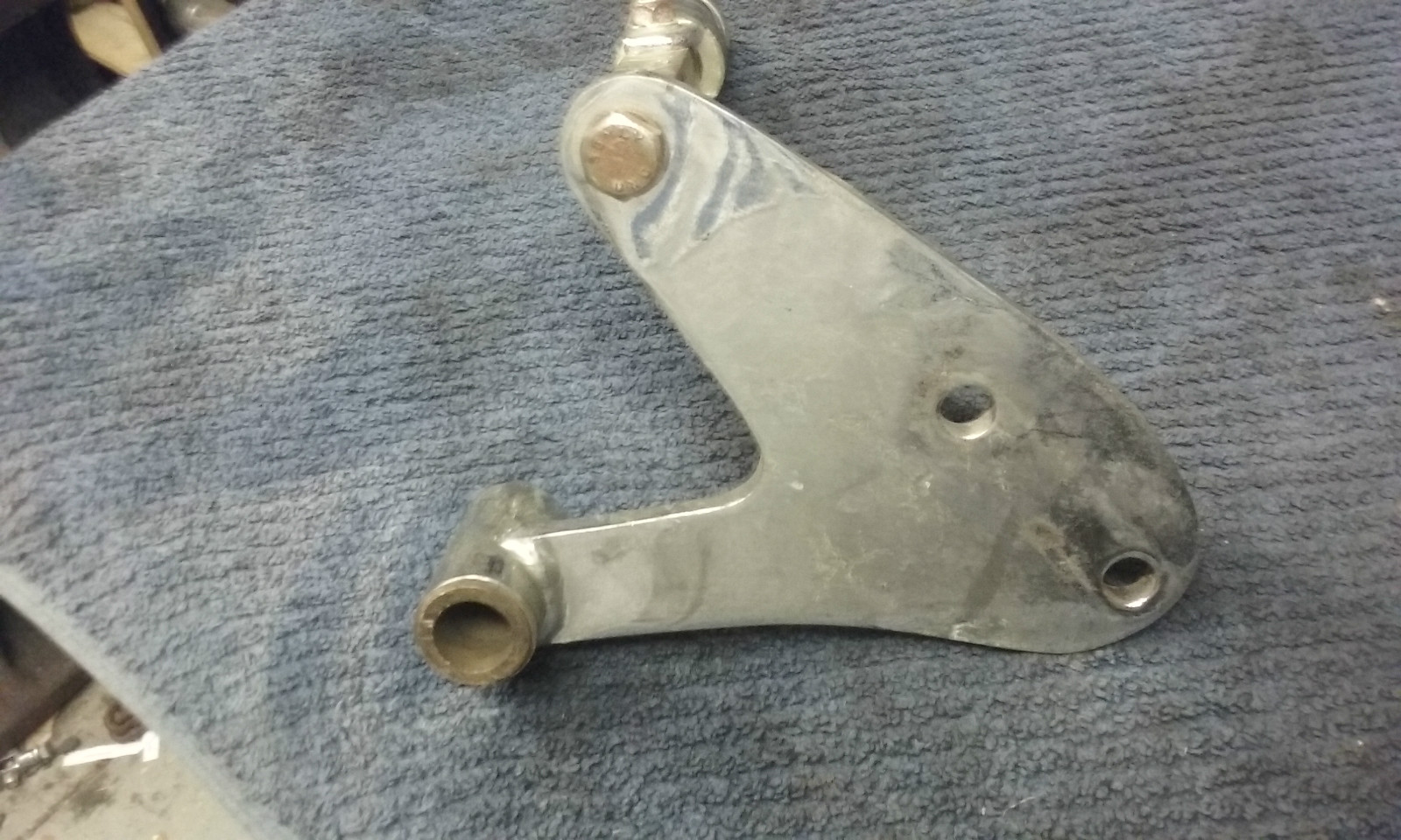 HARLEY PANHEAD SHOVELHEAD CUSTOM FORWARD CONTROL BRACKET FOR CUSTOM USE ...