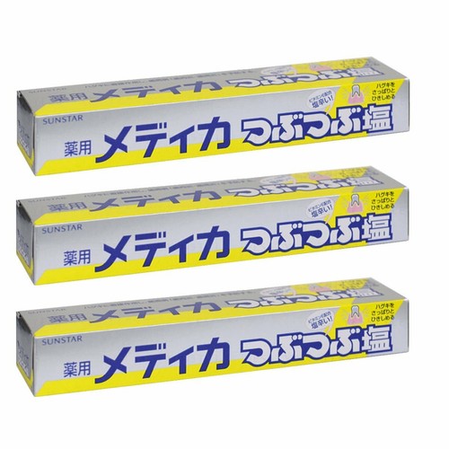 ( Pack of 3 ) SUNSTAR Medicated MEDICA Grains Salt Toothpaste ~ 170g ...