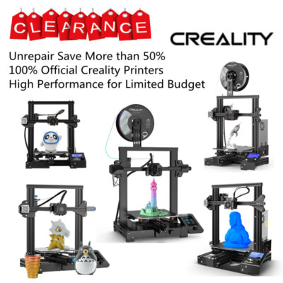 Clearance Sale-Unrepaired Creality 3D Printers Ender 3/3 Pro/3 V2/3 Neo ...