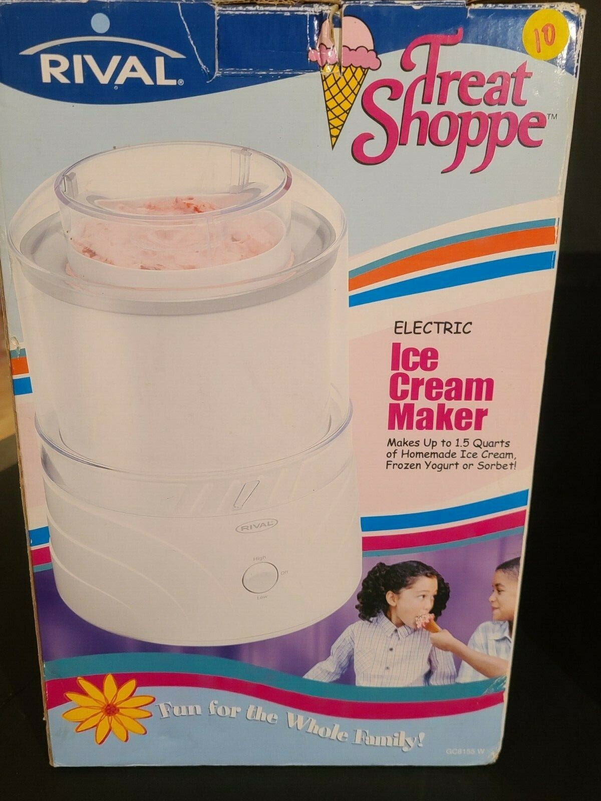 TESTED GOOD Rival Ice Cream Maker Gourmet Creamery Model GC8155 In Box ...