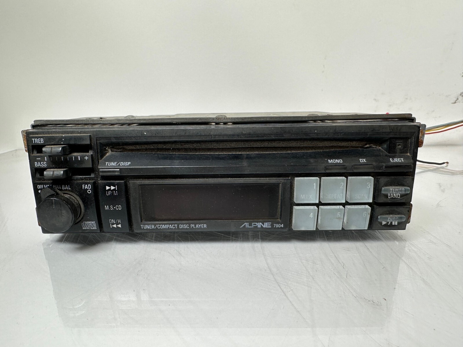 Alpine 7904 CD Player Car Stereo Receiver Deck Rare | eBay