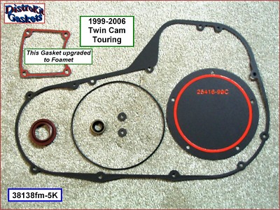 Foamet Primary Cover Gasket & Seal Kit, 1999-2006 Twin Cam Touring, ref ...