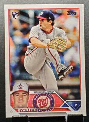 2023 Topps #243 Evan Lee NATIONALS RC Rookie baseball card⚾️NM/MT | eBay
