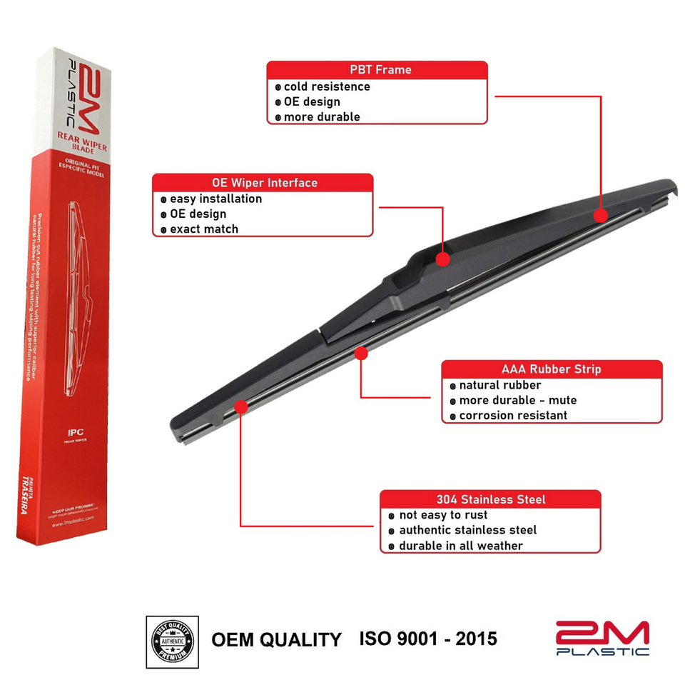 Rear Windshield Wiper Blade For Jeep Compass 2018-2024 All-Season Exact ...