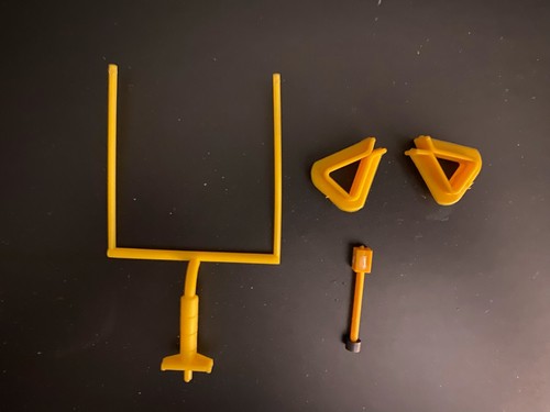 1970's Tudor Electric Football Replacement Yellow Single Goal Post ...