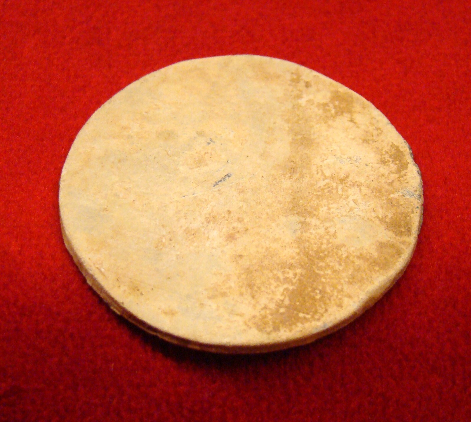 DUG POKER CHIP MADE FROM A FLATTENED LEAD BULLET- WELL MADE | eBay