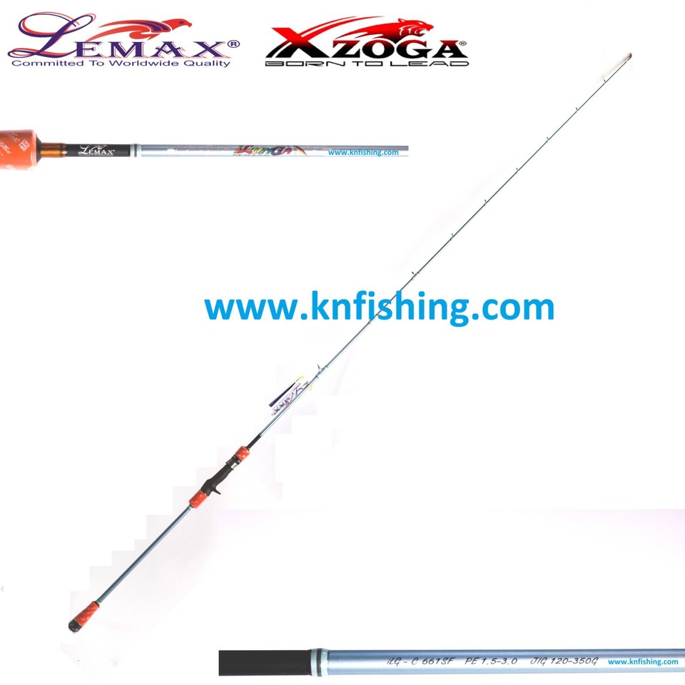 XZOGA LEMAX ILUNGA Slow Pitch Jig Boat Fishing Rod Fixed Spool 120 150 180 360gr | eBay