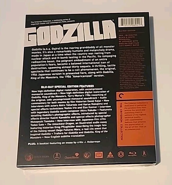 Godzilla (Criterion Collection) (Blu-ray, 1954) 715515089418 | eBay