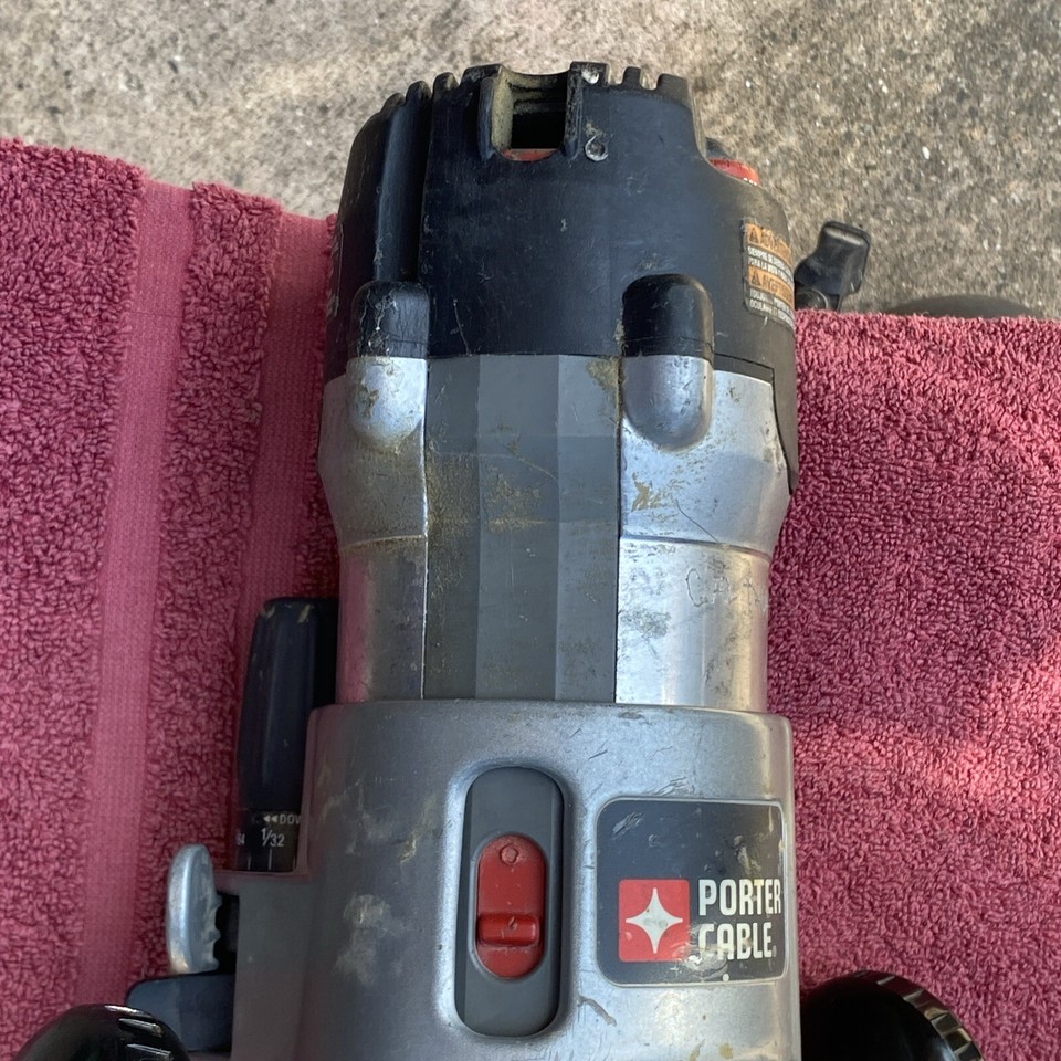 Porter Cable 890 Heavy Duty Router 8902 Motor 120V w/ Plunge Base 8931 ...
