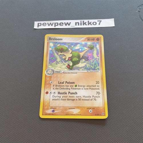 Breloom - 3/107 - Holo Rare Ex Deoxys - Pokemon | eBay