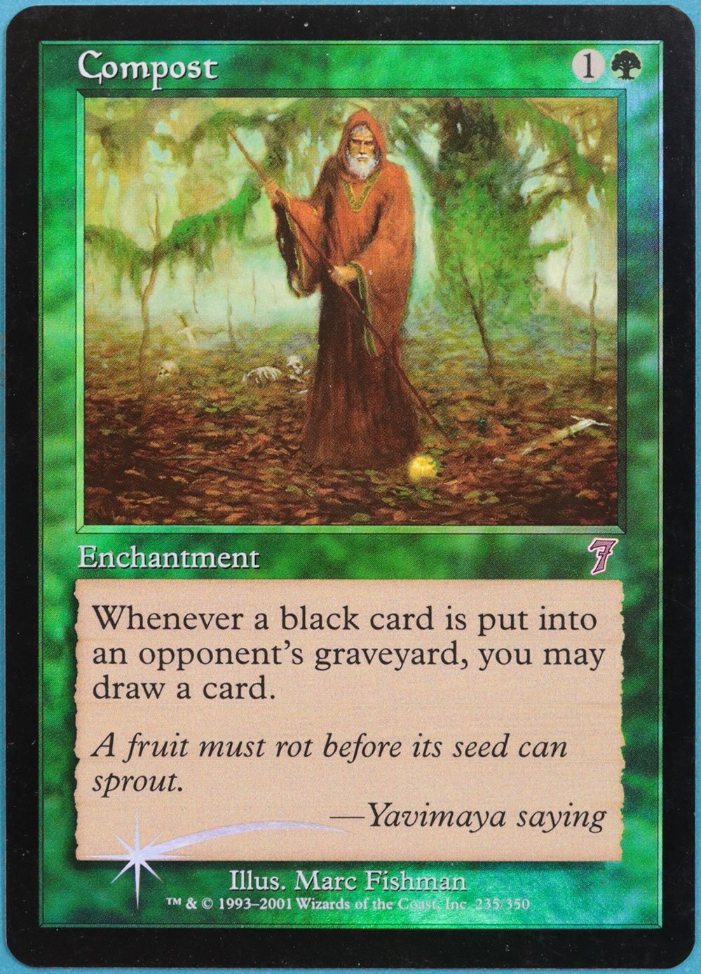 Compost FOIL 7th Edition PLD Green Uncommon MAGIC MTG CARD (ID# 313288 ...