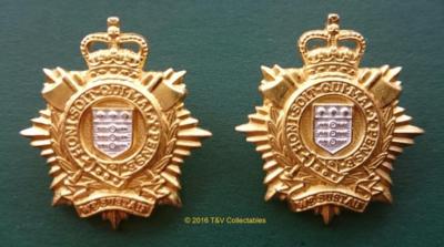 ROYAL LOGISTIC CORPS (RLC) (10th Anniversary) COLLAR BADGES | eBay
