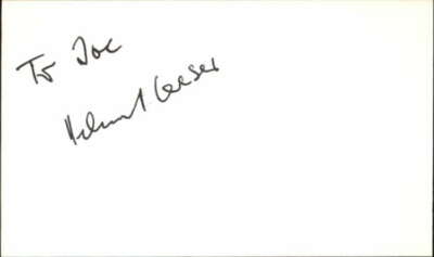 Helmut Oeser German Actor Signed 3" x 5" Index Card | eBay