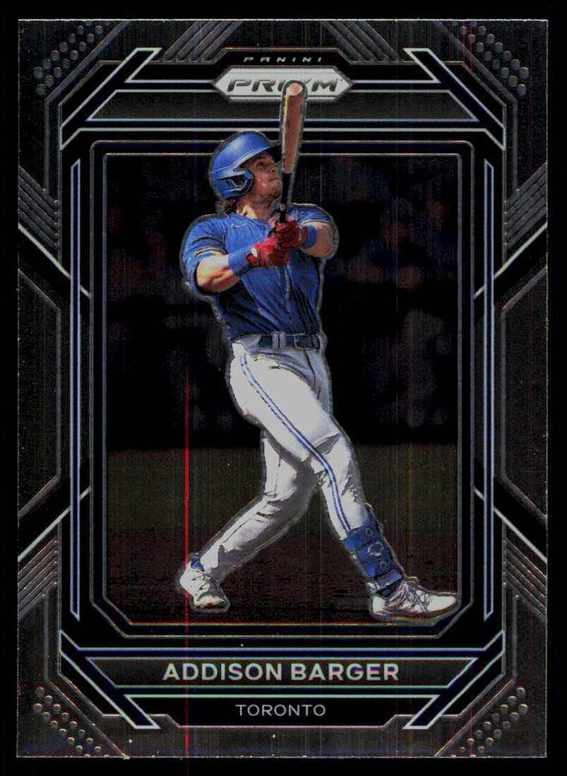 2023 Panini Prizm Baseball Card Addison Barger Toronto Blue Jays #115 ...