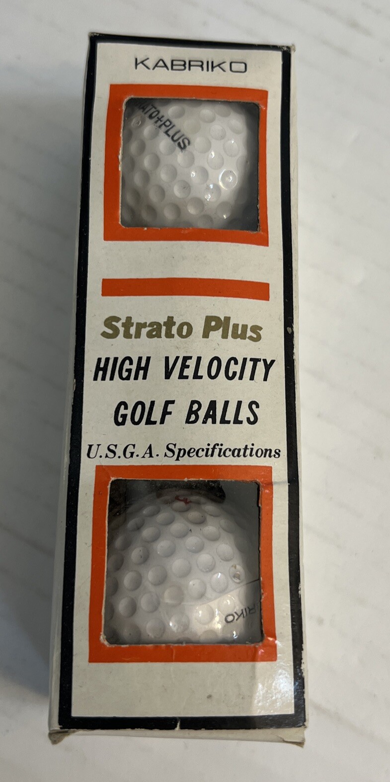 Vintage Strato Plus collectible golf balls -Set Of 3- New in original ...
